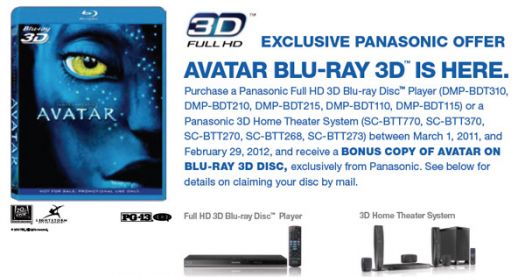 Panasonic Extends Avatar Blu-ray 3D Promotions Through 2012 ...